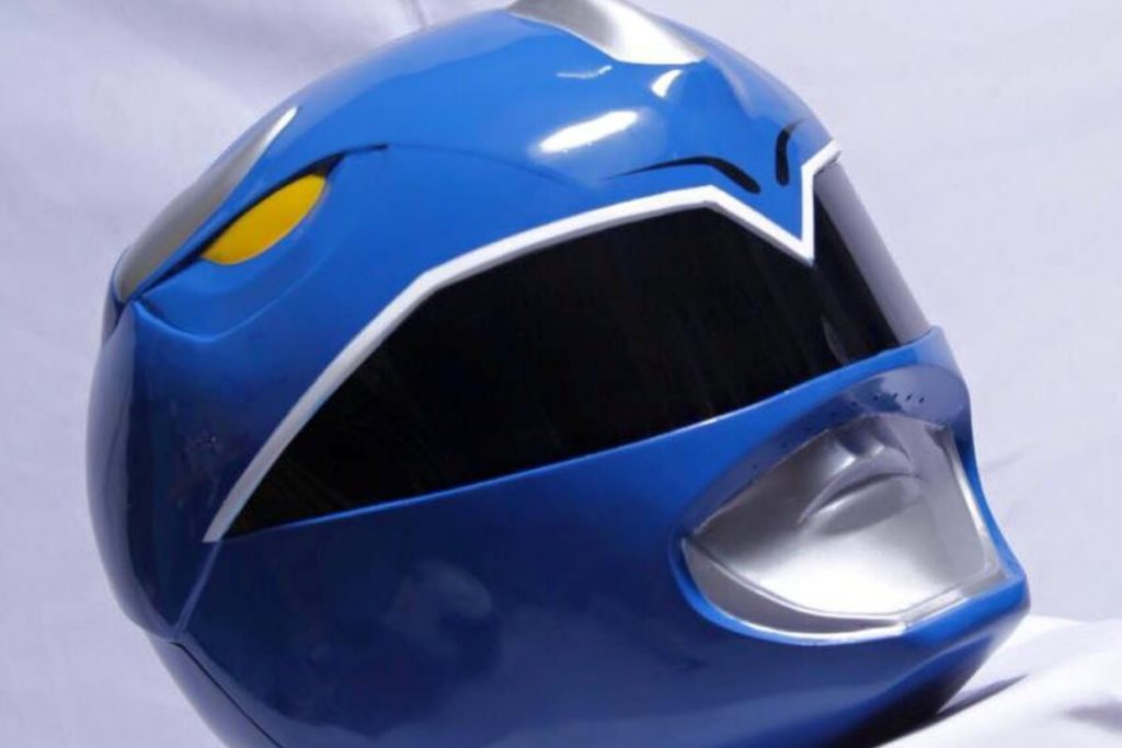 MMPR Blue Ranger Helmet - JTOKUCOSTUME