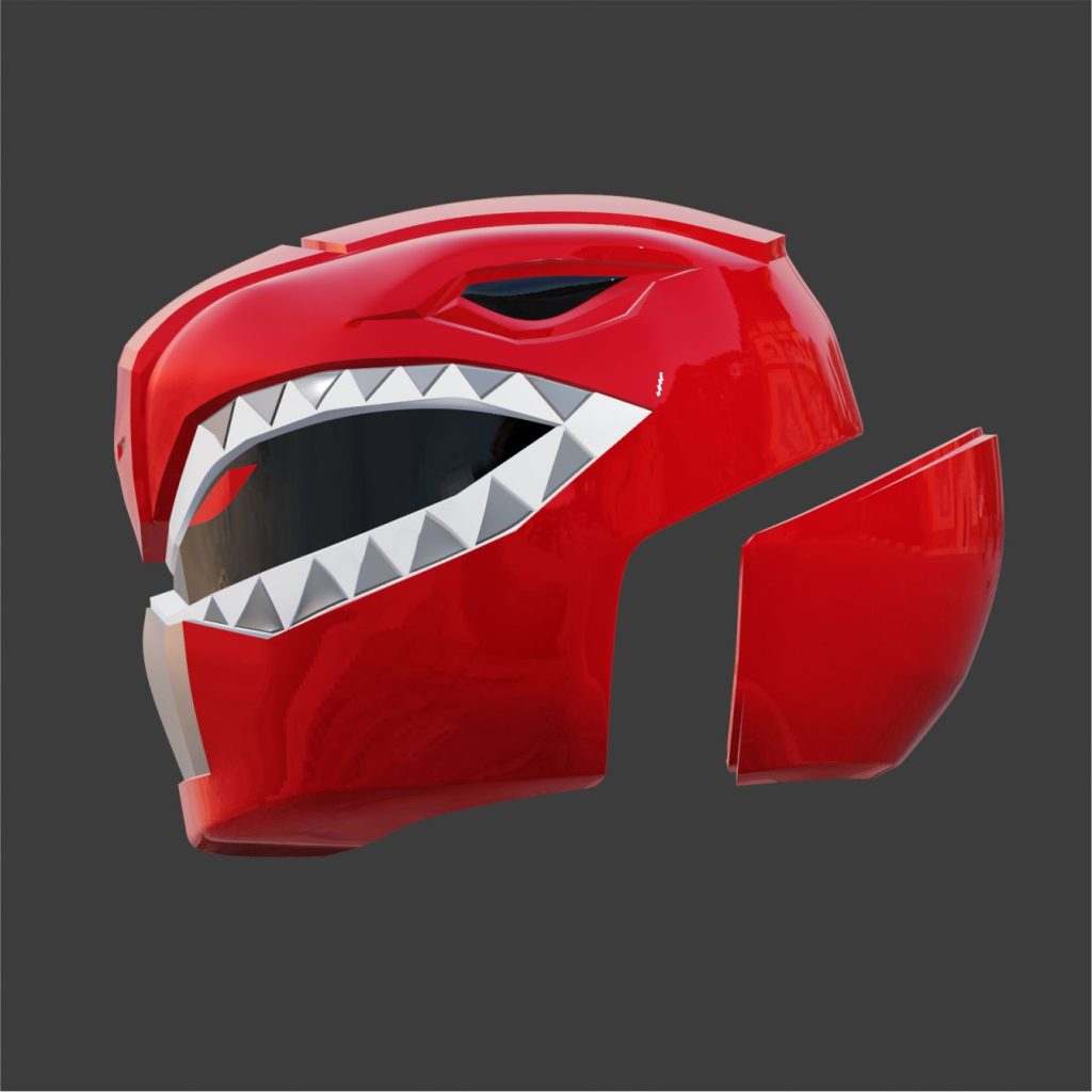 Power Ranger Ninja TURTLES Red Raphael Helmet 3D STL - JTOKUCOSTUME