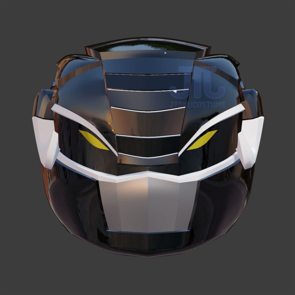 Power Ranger Ninja TURTLES Black Donnie Helmet 3D STL - JTOKUCOSTUME