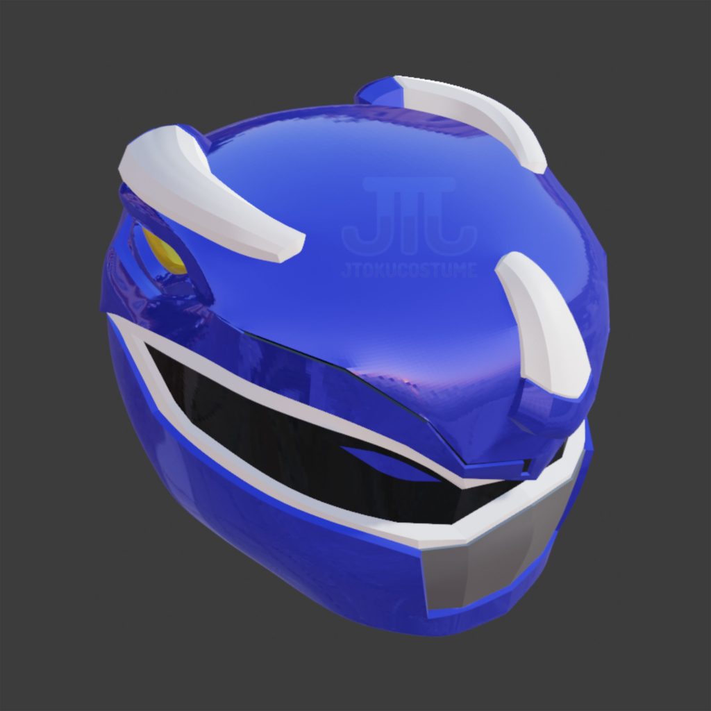 Power Ranger Ninja TURTLES Blue Leo Helmet 3D STL - JTOKUCOSTUME