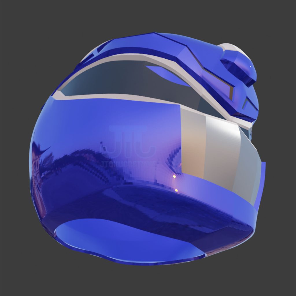 Power Ranger Ninja TURTLES Blue Leo Helmet 3D STL - JTOKUCOSTUME