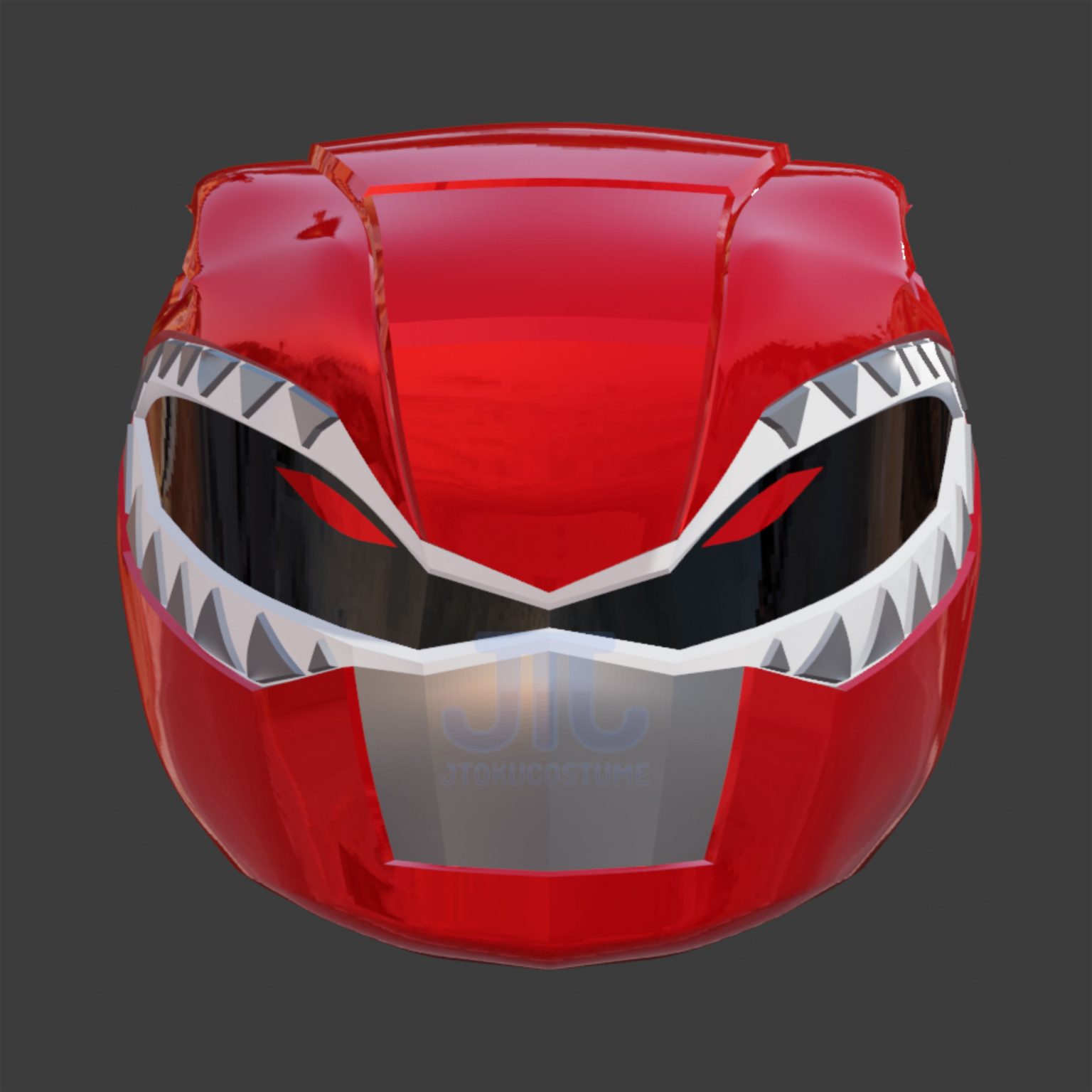 Power Ranger Ninja TURTLES Red Raphael Helmet 3D STL - JTOKUCOSTUME