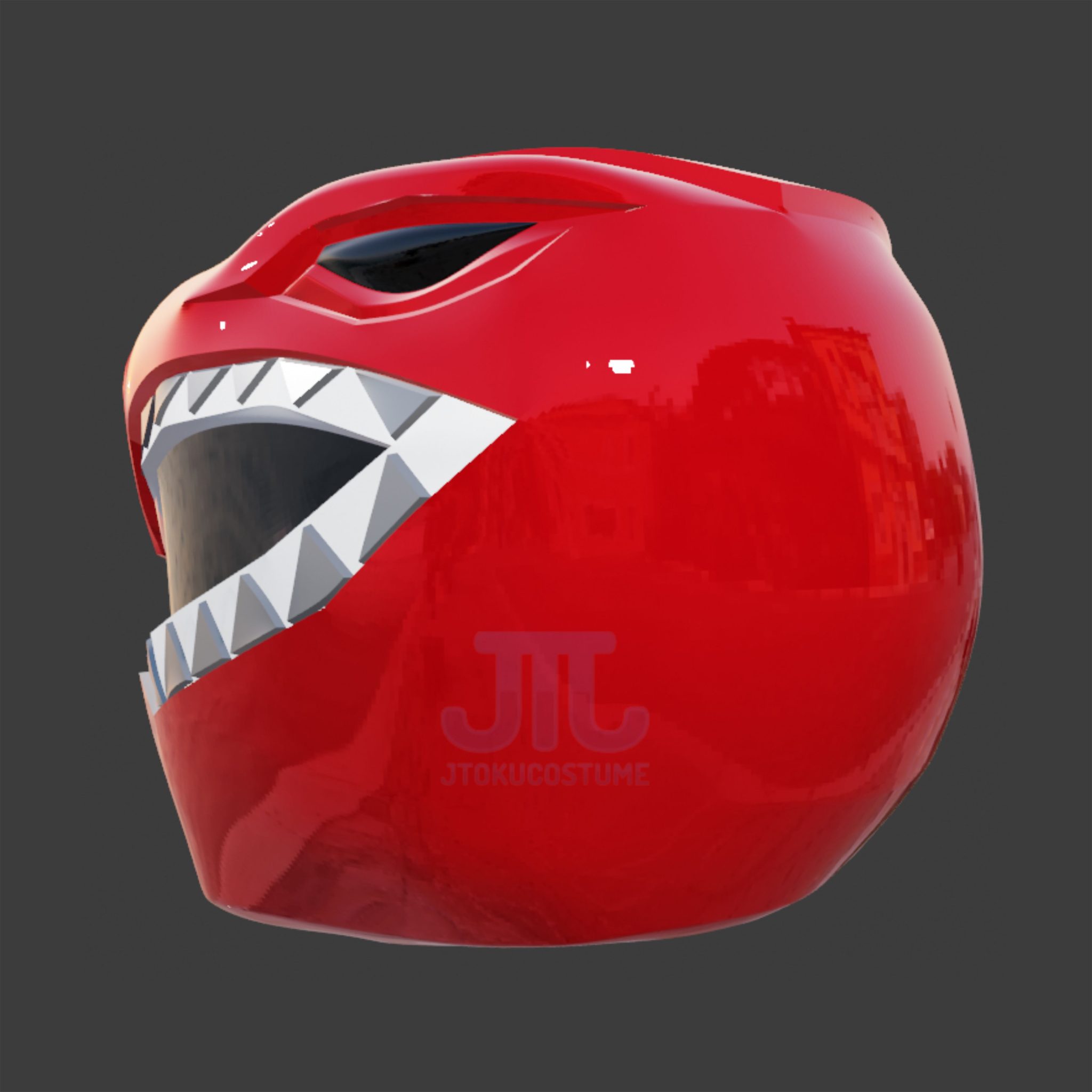 Power Ranger Ninja TURTLES Red Raphael Helmet 3D STL - JTOKUCOSTUME