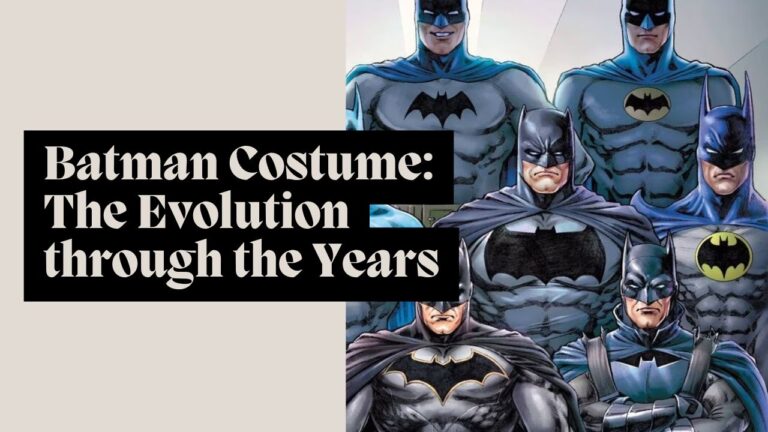 Batman Costume: The Best Evolution through the Years - JTOKUCOSTUME
