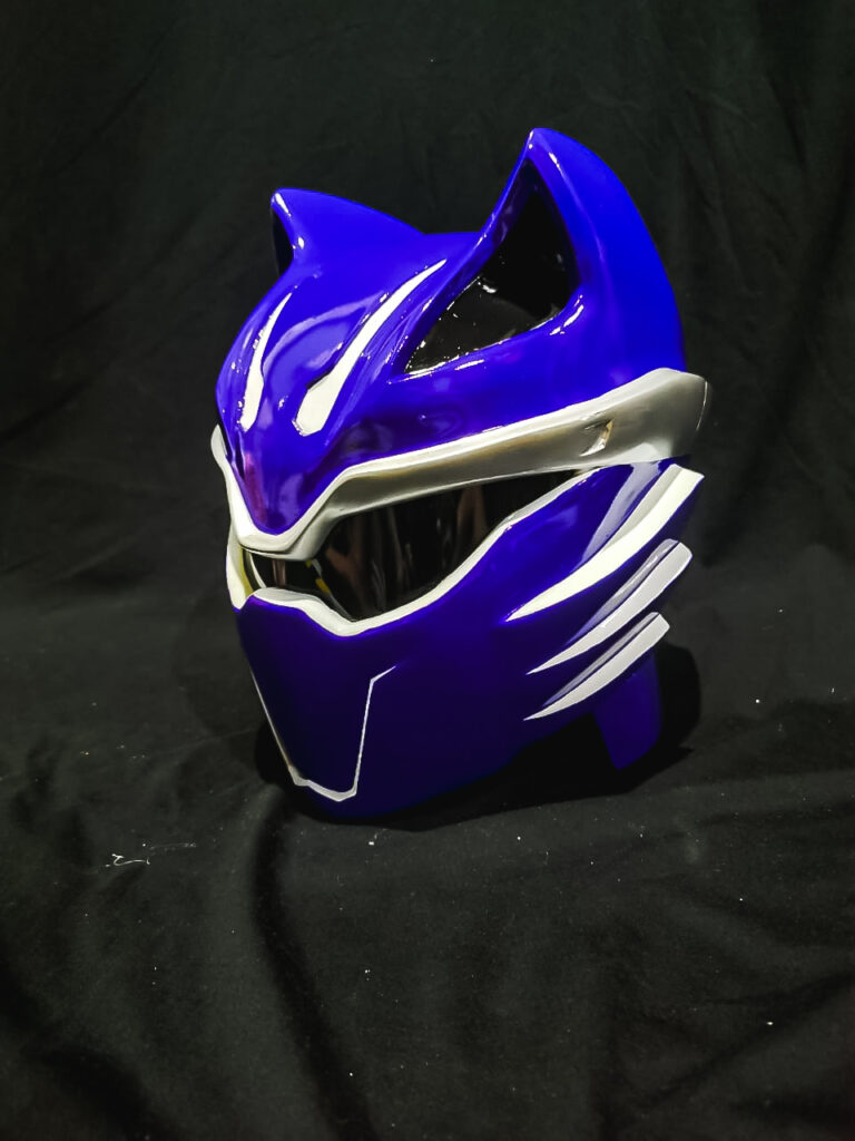 Violet Wolf Ranger Helmet - GekiViolet - JTOKUCOSTUME