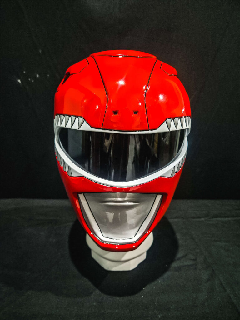 MMPR Red Ranger Helmet - JTOKUCOSTUME
