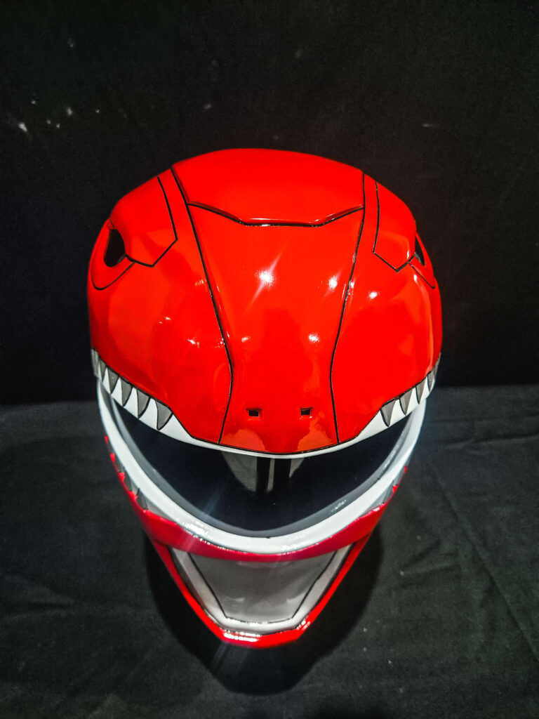 MMPR Red Ranger Helmet - JTOKUCOSTUME