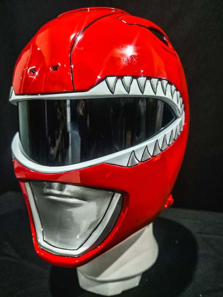 MMPR Red Ranger Helmet - JTOKUCOSTUME