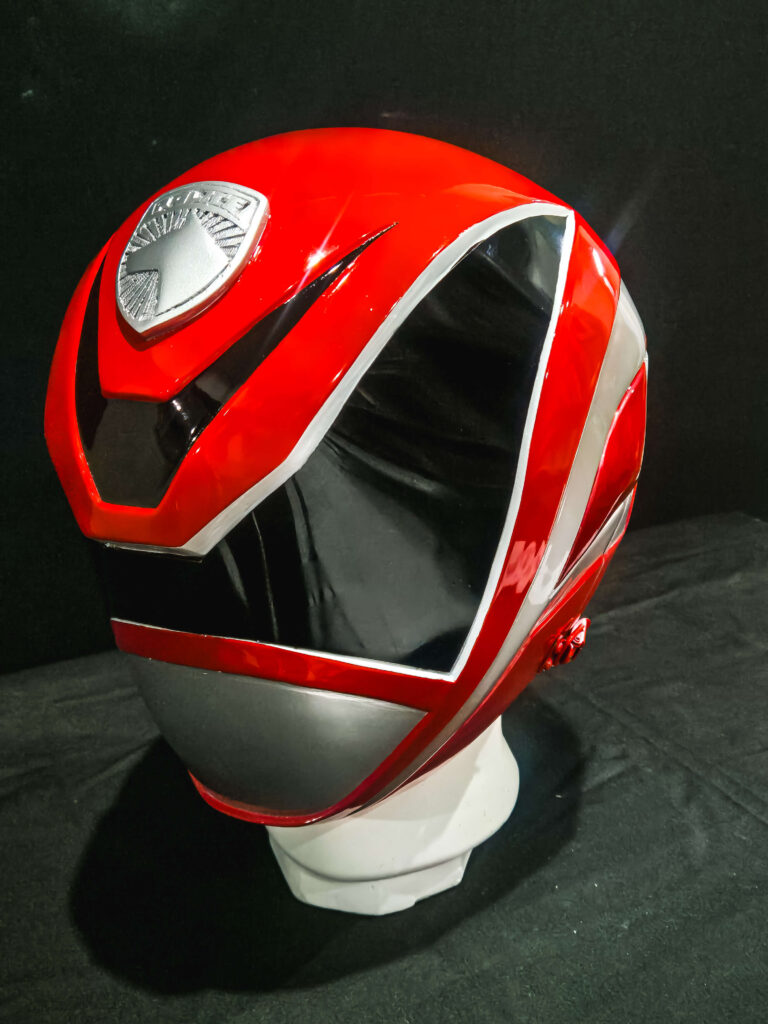 PSD Red Ranger Helmet - JTOKUCOSTUME