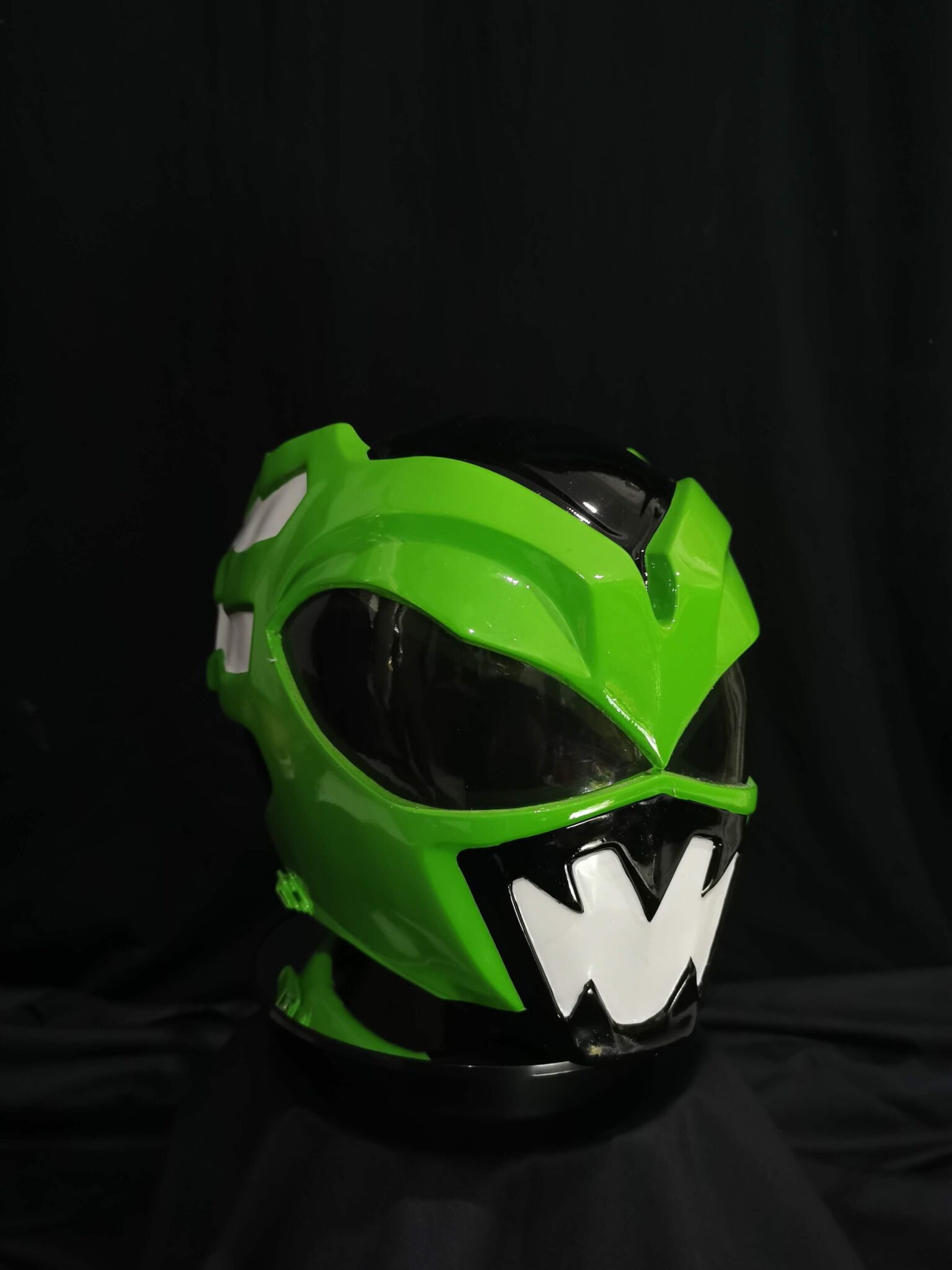 Psycho Ranger Green Helmet [CUSTOM SIZE] - JTOKUCOSTUME