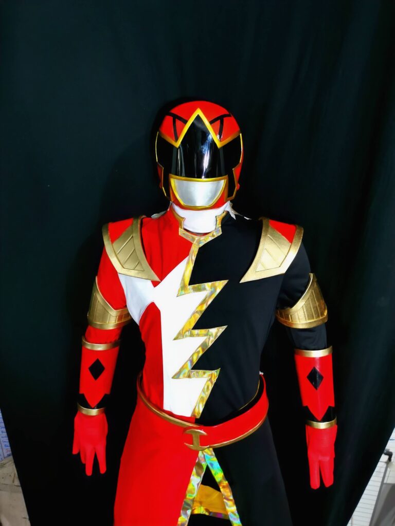 Red Ranger Custom Suit Professional Custom Size Armor Set - JTOKUCOSTUME