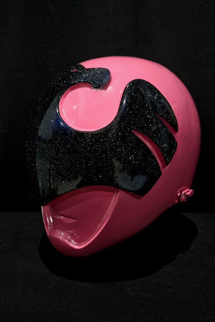 Washi Pink Power Rangers Helmet - JTOKUCOSTUME