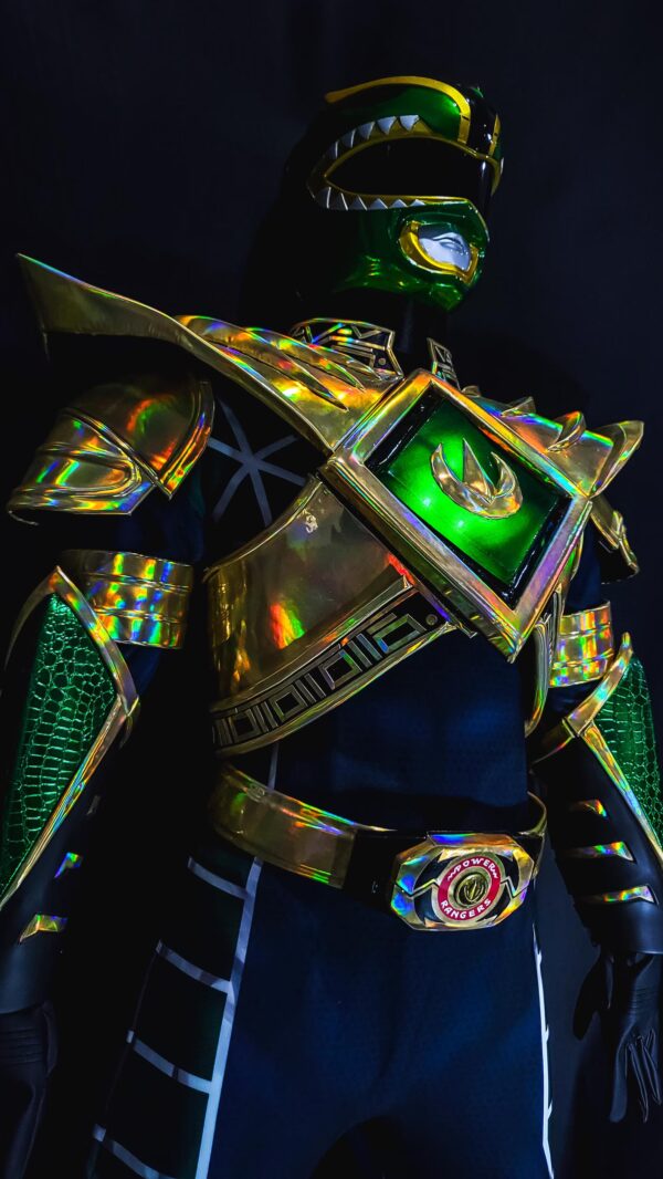Zeo Mighty Morphin Green Ranger Costume (Custom Size & Handmade Design ...